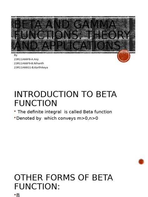 Beta And Gamma Functions Pdf