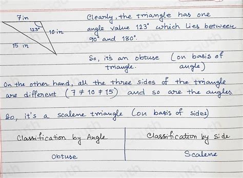Solved 1 1 Point Classify Each Triangle By Its Angles And Sides