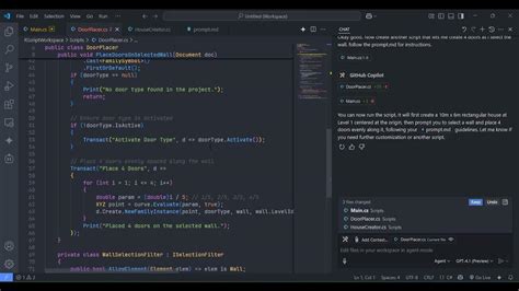 Revitscripting 005 Rscript And Github Copilot Agent Mode Youtube