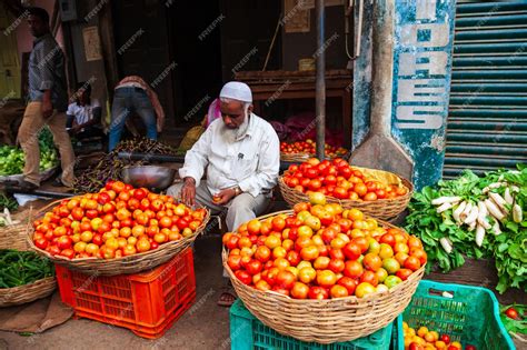 Premium Photo Fruts And Vegetables At Market