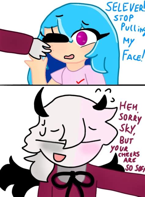 Sky X Selever Comic Fnf Enemy Cringe Funkin