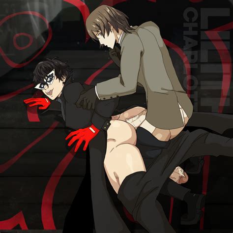 Rule 34 Ahe Gao Akira Kurusu Anal Sex Clothing Gay Goro Akechi Half