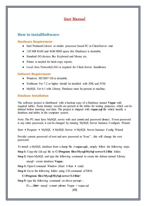 Clothing Store And Management System Doc