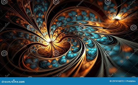 Intricate Fractal Patterns Digital Art Texture Stock Illustration Illustration Of Artistry