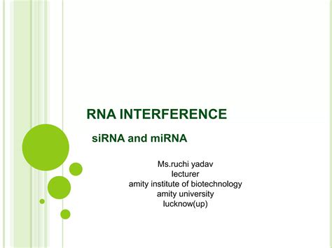 Rna Interference Pptx Programming Languages Computing