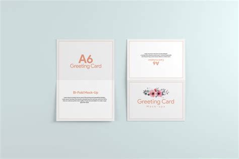 A6 Greeting Card Invitation X2