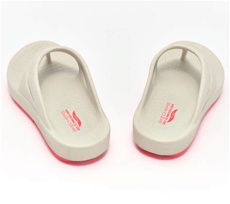 Skechers Go Recover Washable Vegan Thong Sandals Contend Qvc Com
