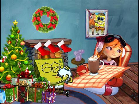 Spongebob X Meggy Hot Coco Under A Fire By Duchesssponge5000 On Deviantart
