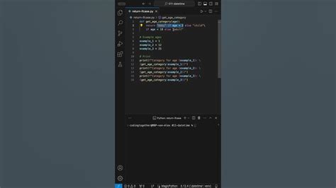 How To Use Return An If Statment In Python Python Programming