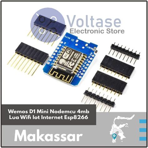 Jual Wemos D1 Mini Node Mcu 4mb Lua Wifi IoT Esp8266 Shopee Indonesia