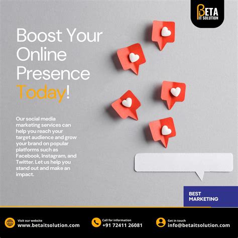 Boost Your Online Presence With Beta It Solution Beta It Solution Posted On The Topic Linkedin