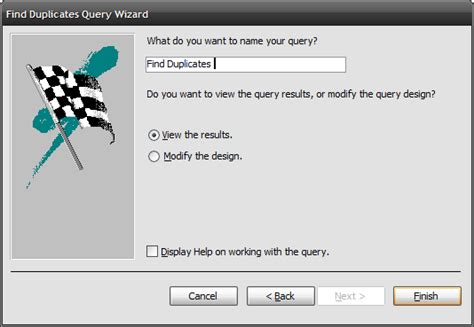 Create A Query In Microsoft Access To Find Duplicate Entries In A Table