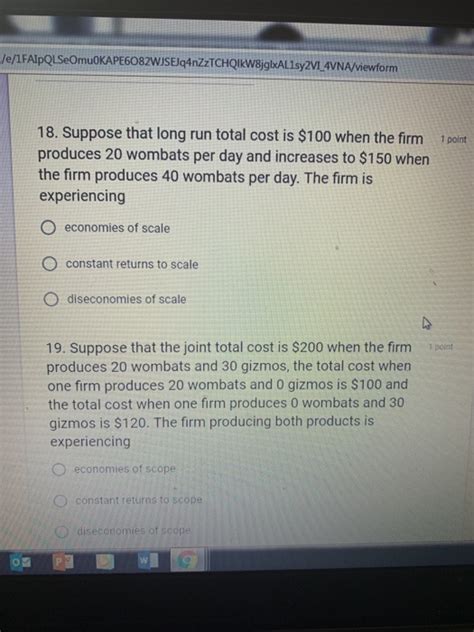solved 5 if output increases what happens to fixed cost in