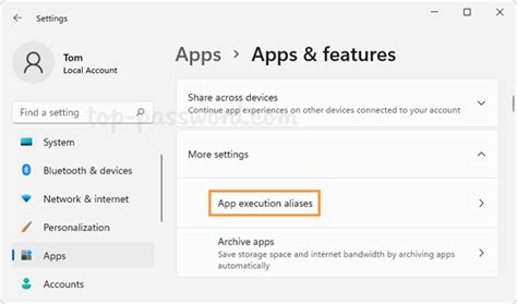 How To Enable Or Disable App Execution Aliases In Windows 11 Password Recovery