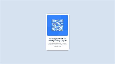 Frontend Mentor Responsive Qr Code Using Html And Css Coding Challenge Solution