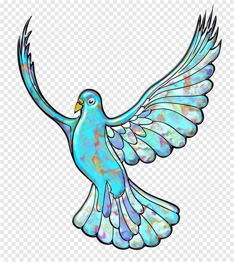 Dessin Au Crayon Dune Colombe Volante Fond Doiseaux Volants