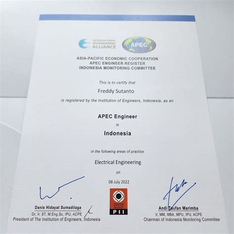 Freddy Sutanto On Linkedin Indonesia Apec Engineer