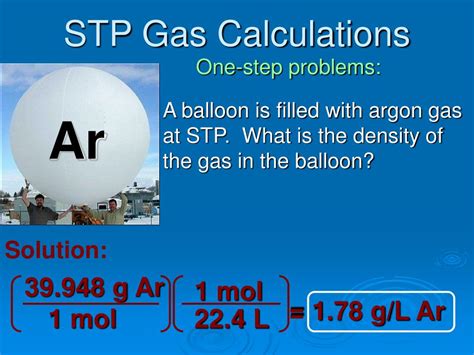 PPT STP Gas Calculations PowerPoint Presentation Free Download ID 921307