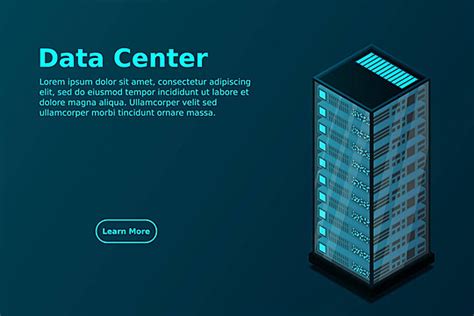 Cuttingedge Technology Mainframe And Powered Server In A Data Center With Cloud Data Storage