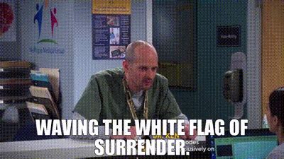 Surrender Flag  Funny