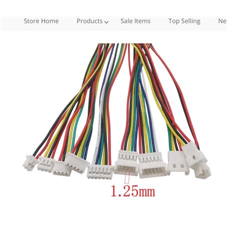 JST PH 1 25mm Pitch Female Male Cable 2P 3P 4P 5P 6P Connector JST Type Terminal Wire Connection