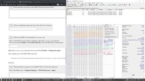 7 3 Mft Attributes And Timestamps Winhex Time Zone Display Adjustment Youtube