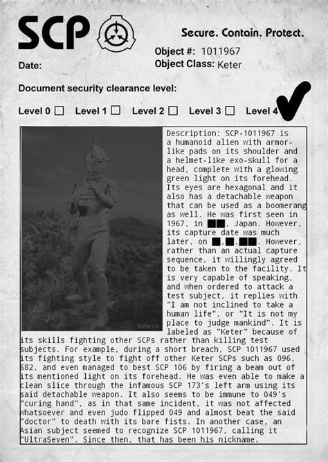 Scp Template Scp Template