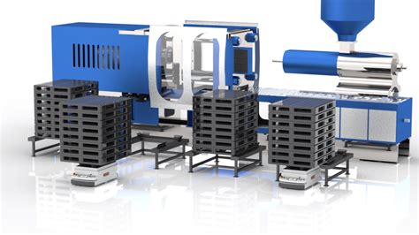 automated pallet transferring zalpha lowbed with lifter df automation