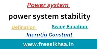 Power System Stability