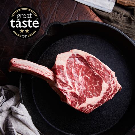 100 Grass Fed Beef Tomahawk Steak Treway Farm