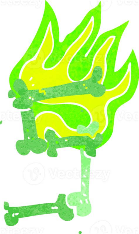 Cartoon Halloween Bone Number 45038205 Png