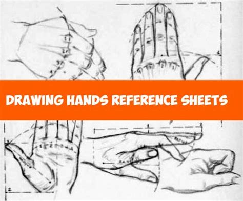 How To Draw Hands Reference Sheets And Guides To Drawing Hands How To Draw Step By Step