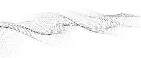 Premium Vector Dynamic Wave Of Particles Vector Abstract Futuristic Background Big Data