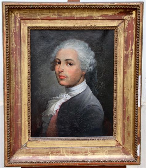 Proantic Peinture Portrait De Jeune Homme En Habit D But Xix E