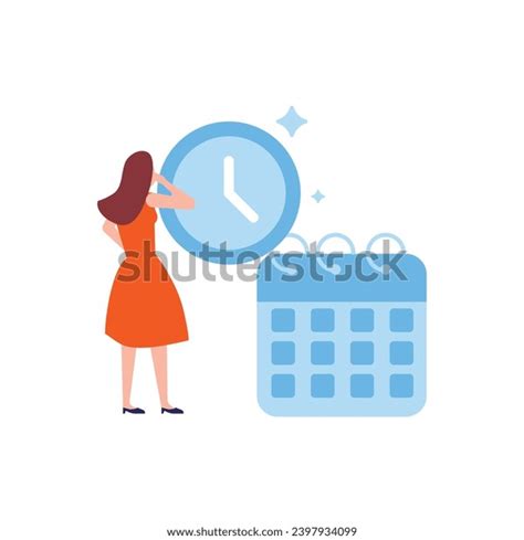 Time Management Concept Planning Organization Working Stock Vector Royalty Free 2397934099
