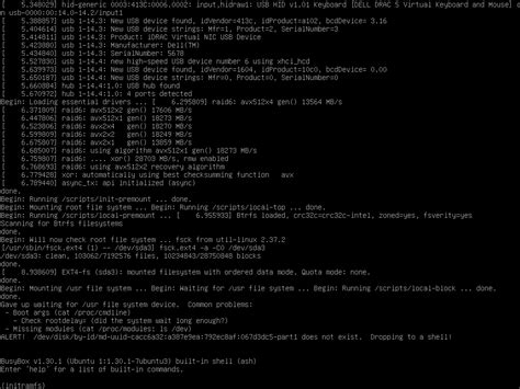 Grub Fresh Install Of Ubuntu Server 2204 Wont Boot Fully Looking