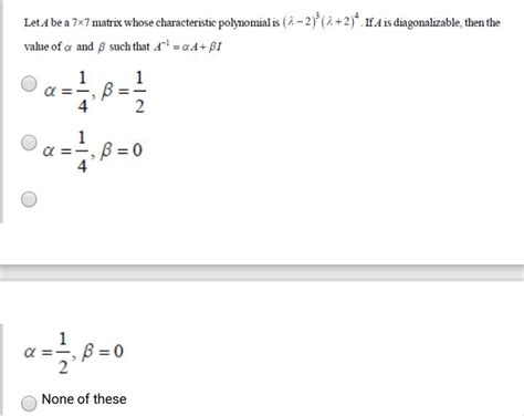 [solved] Let 4 Be A 7x7 Matrix Whose Characteristi Solutioninn