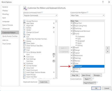 How To Add Developer Tab To MS Word OfficeBeginner