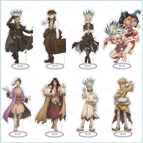 Kira Dr Stone Science Future Ishigami Senkuu ขาตั้งแผ่นอะคริลิคผู้ถือ Home Desktop เครื่องประดับ