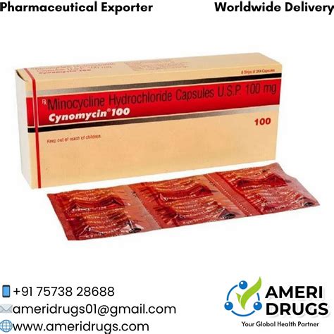 Minocycline Capsules 50mg Free Usa Delivery At ₹ 390 Box Minocycline Tablet In Surat Id