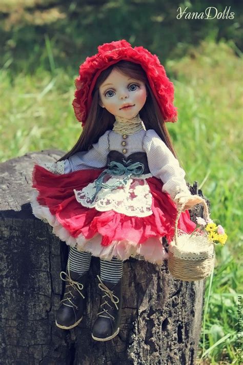 Купить Красная Шапочка ярко красный кукла красная шапочка сказка