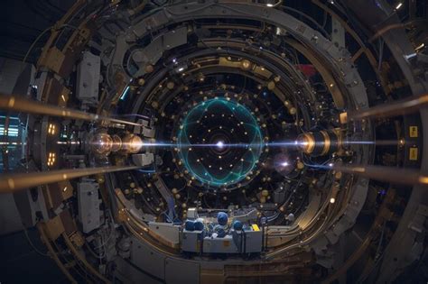 Premium Ai Image Particle Physics Experiment