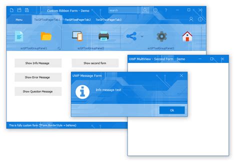 Ribbon Ui Analogue Demo With Techno Design Idea Delphi Third Party Delphi Praxis En