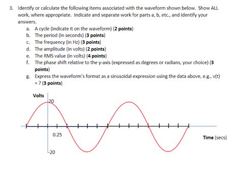 Solved Identify Or Calculate The Following Items Associated Chegg Com