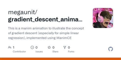 Github Megaunitgradientdescentanimation This Is A Manim Animation