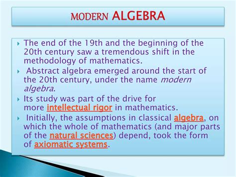 Abstract Algebra And Its Applications 1 Pptx Physics Science