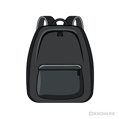 Backpack Clipart Black And White