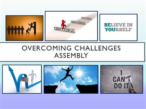 Overcoming Challenges Assembly Teaching Resources
