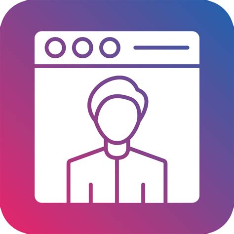 Web User Icon Vector Design Vector Art At Vecteezy