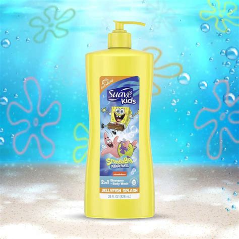 شامپو سر و بدن کودک سواو طرح باب اسفنجی Suave Sponge Bob حجم 828 میلی لیتر فروشگاه اینترنتی